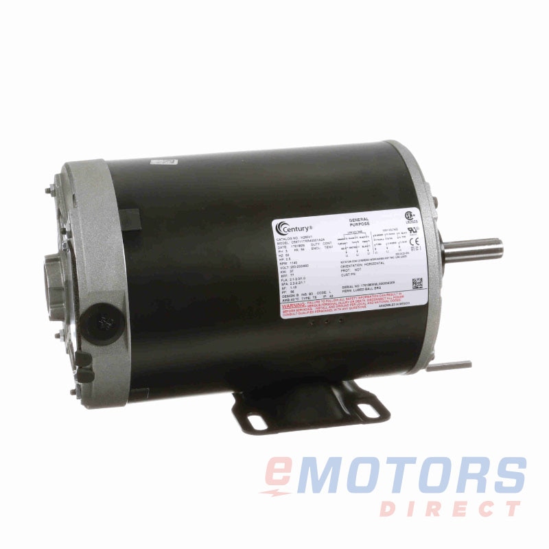 Century H280 1/2HP J56 200-230V|460V | eMotors Direct
