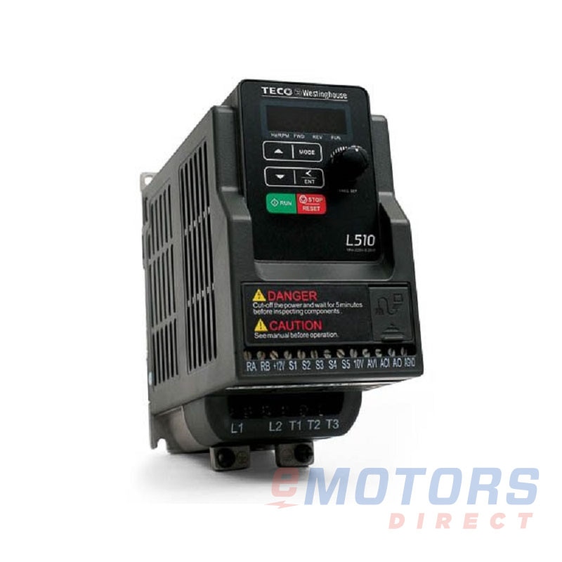 TECO L510-203-H3-U 3HP 230V AC Drive | eMotors Direct